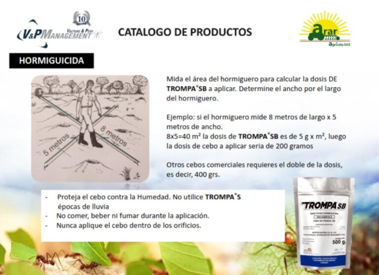 Trompa Hormigas Arrieras - ABAMECTINA, Hormiguicida